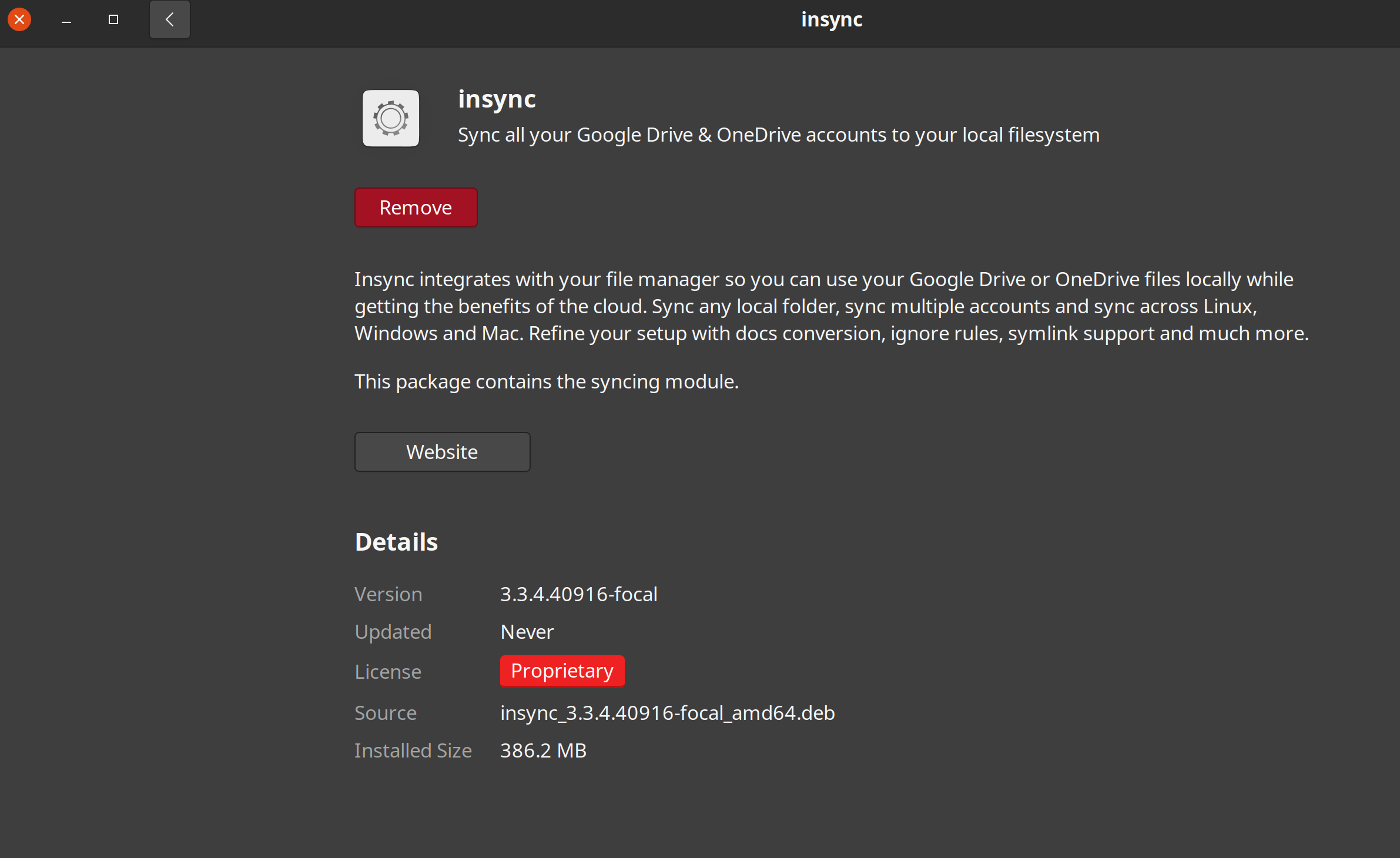 Insync Install Process Ubuntu Docs